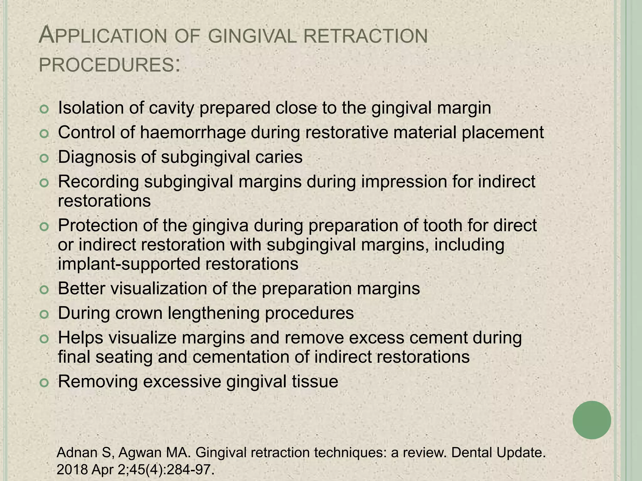 Gingival retraction | PPTX