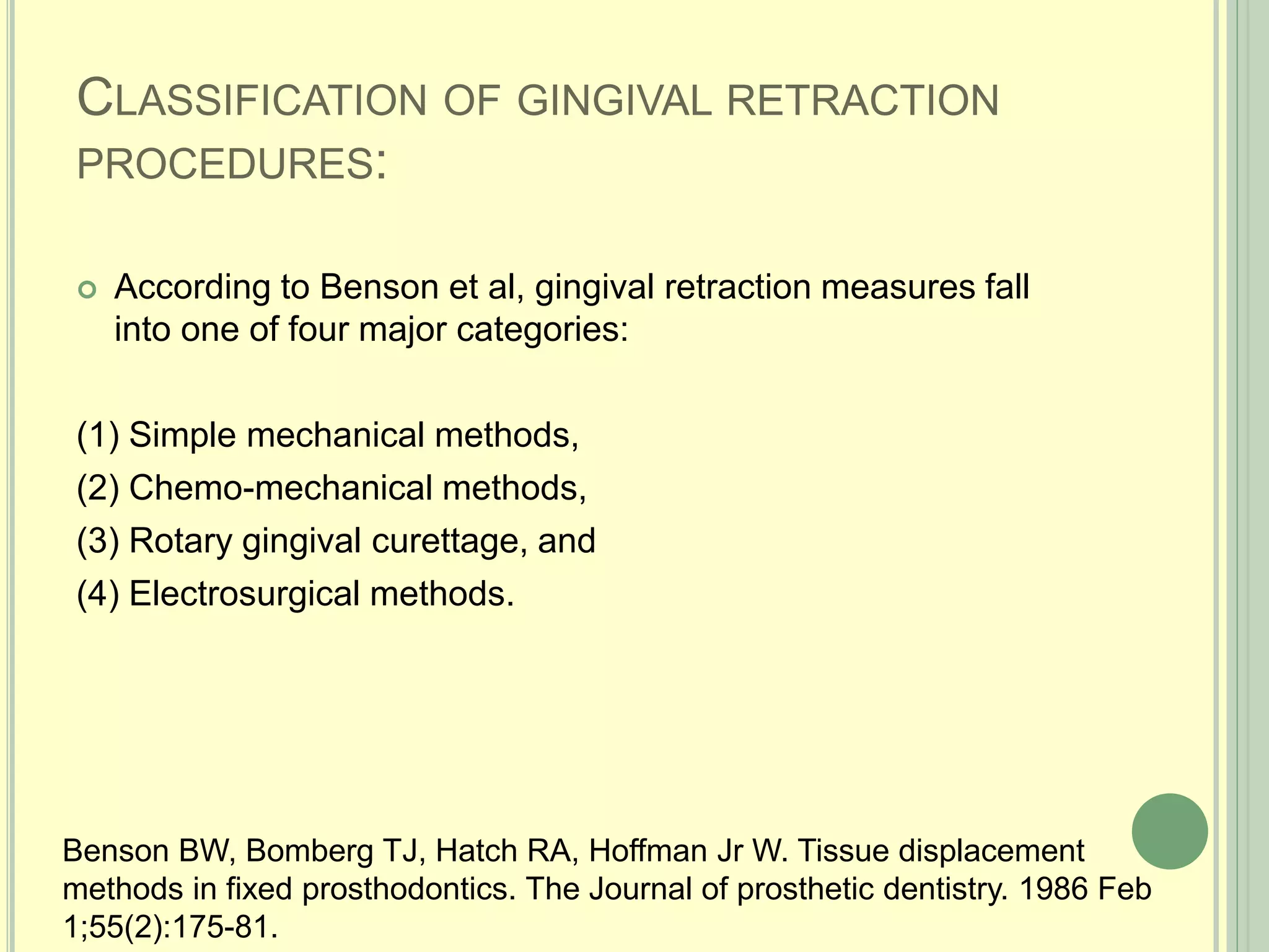 Gingival retraction | PPTX