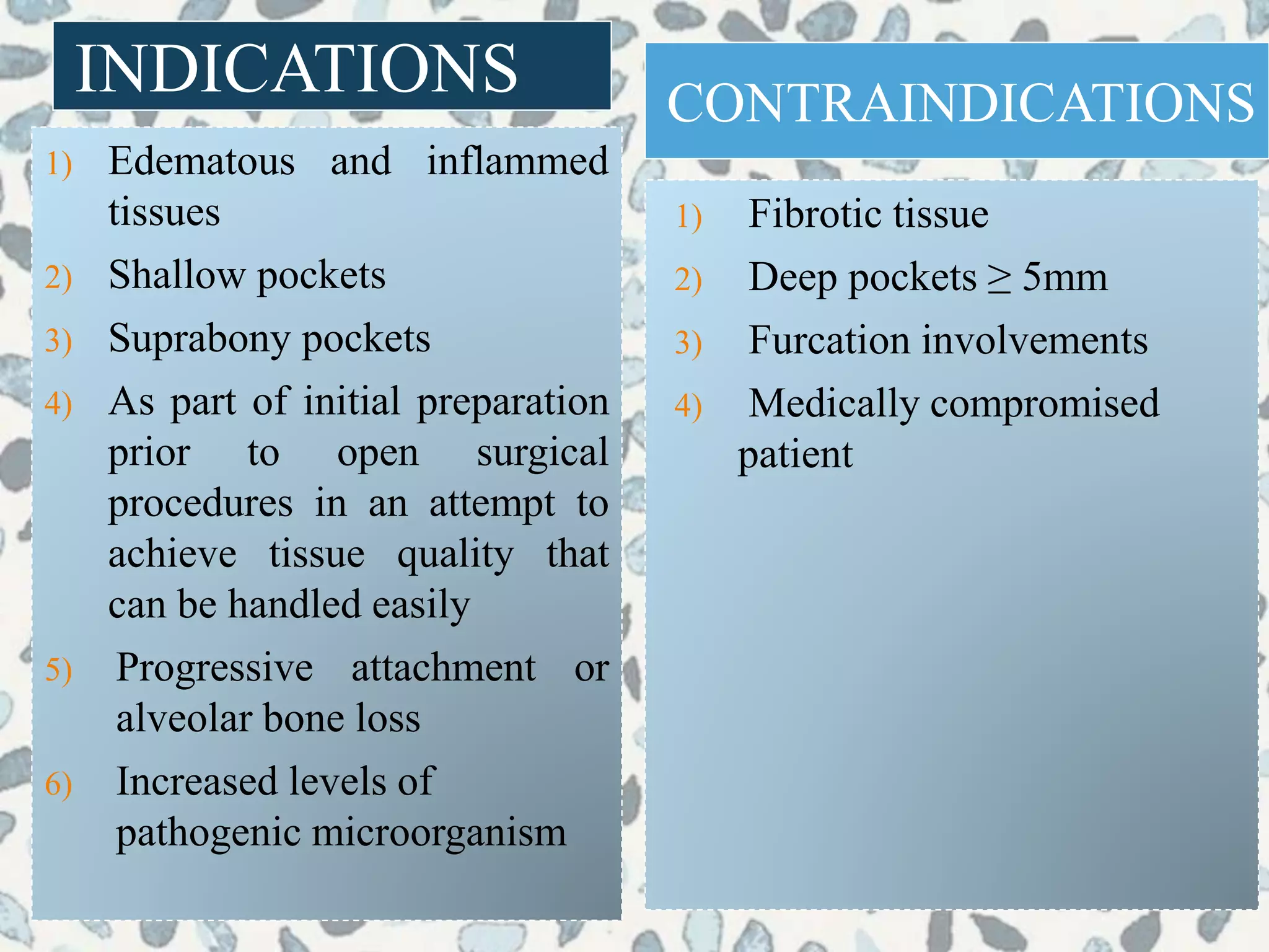 GINGIVAL SURGICAL TECHNIQUES IN PERIODONTOLOGY | PPTX
