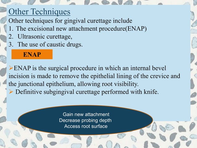 GINGIVAL SURGICAL TECHNIQUES IN PERIODONTOLOGY | PPTX | Dental Health ...