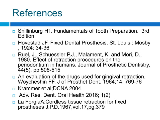 Gingival tissue displacement in fpd | PPTX