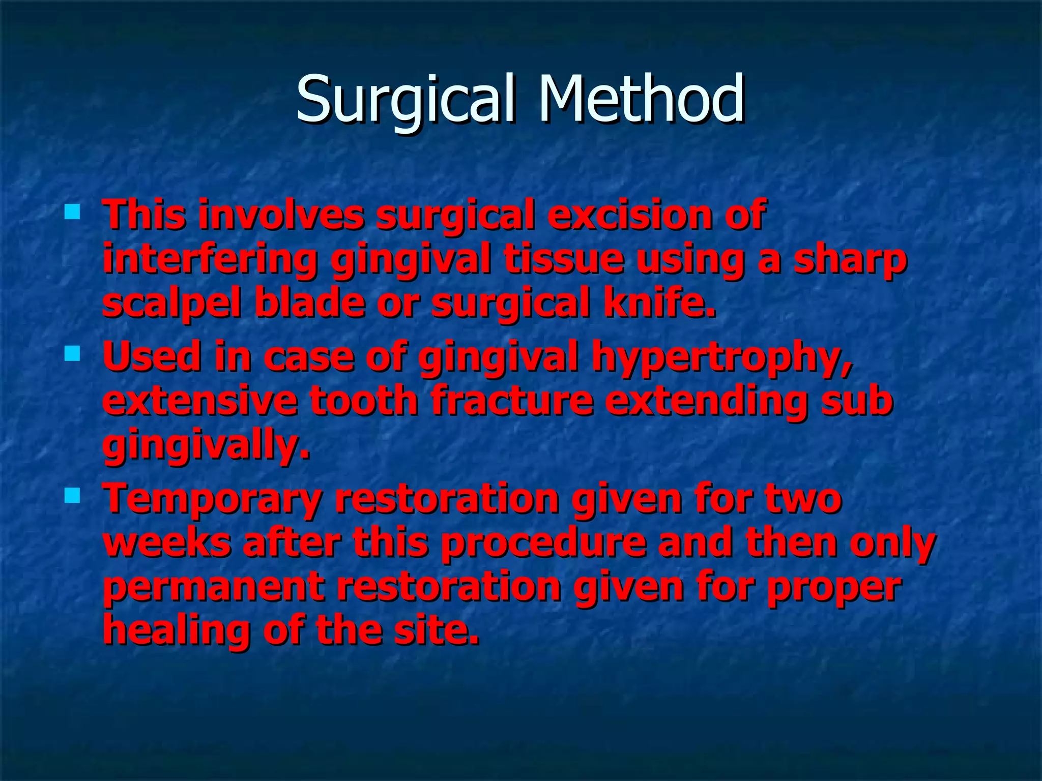 Gingival Tissue Management | PPT