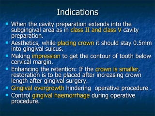 Gingival Tissue Management | PPT