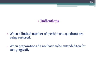 Gingival tissue management | PPTX