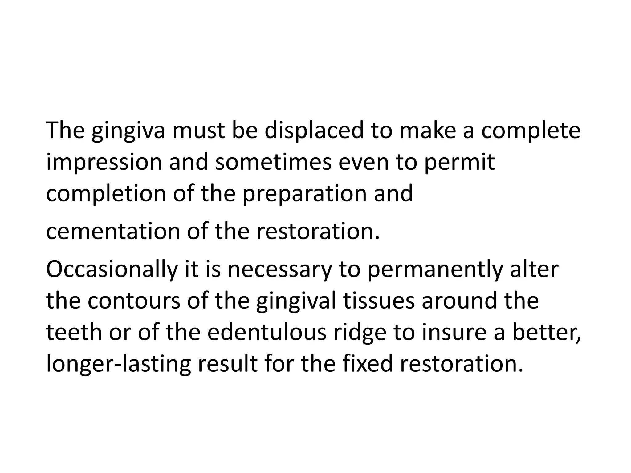 Gingival tissue management | PPTX