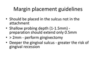Gingival tissue management | PPTX