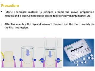 Gingival tissue management | PPTX