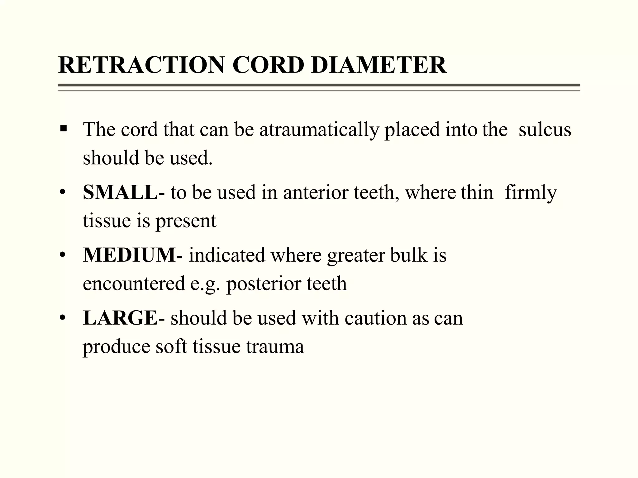 GINGIVAL TISSUE RETRACTION.pptx