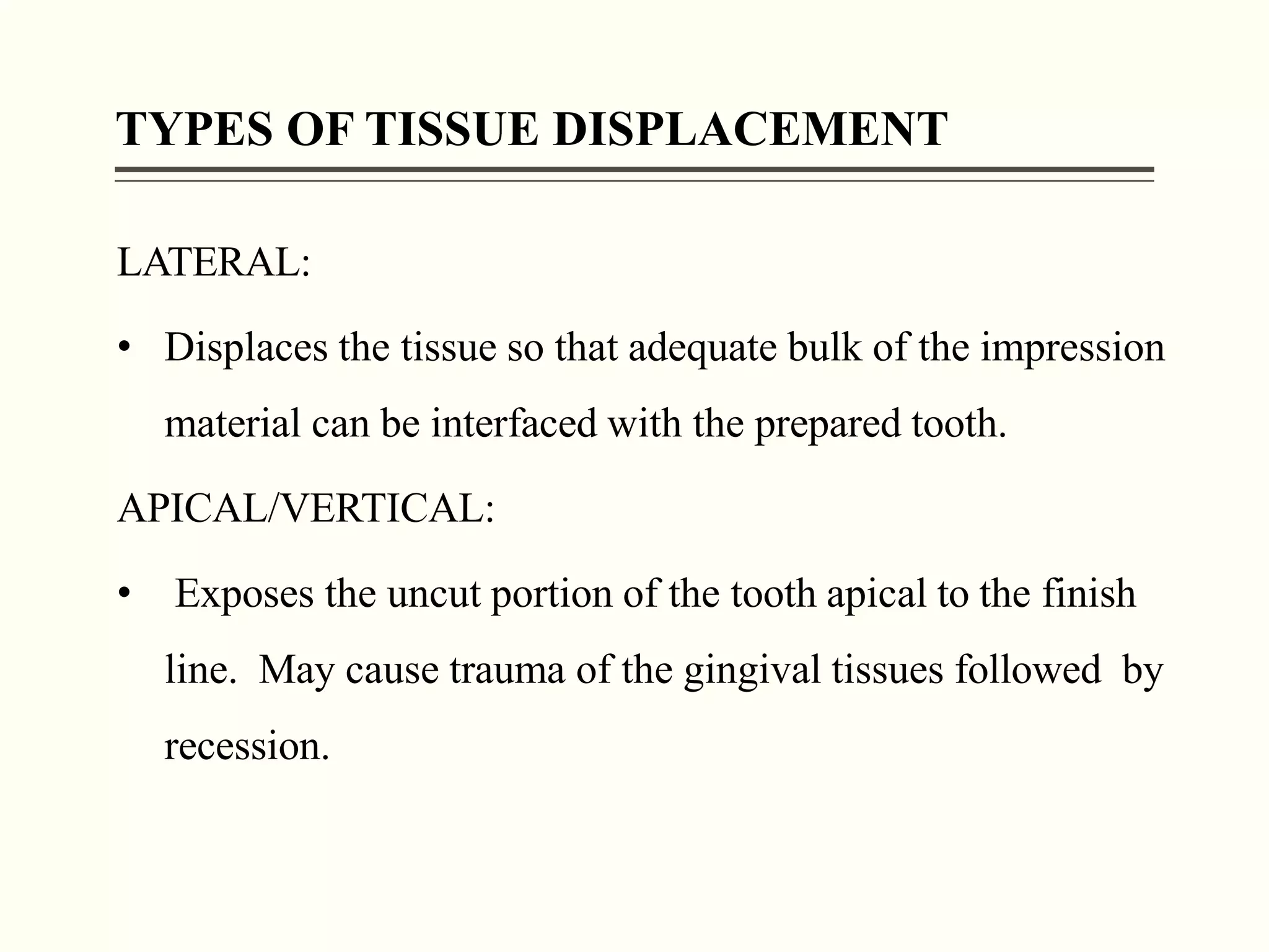 GINGIVAL TISSUE RETRACTION.pptx