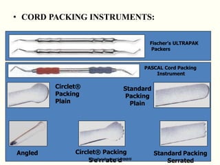 GINGIVAL TISSUE RETRACTION.pptx