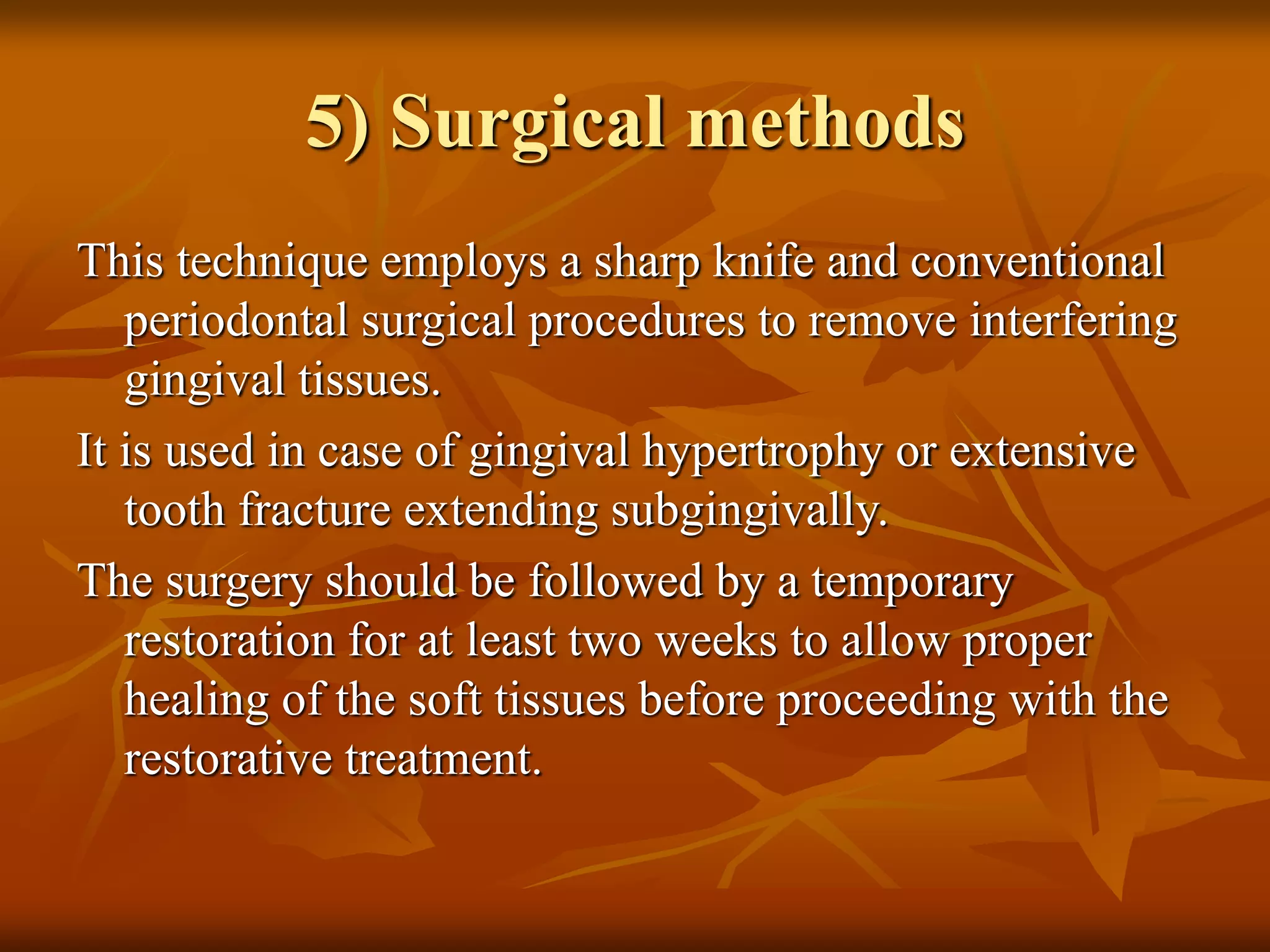 Gingival Tissues management | PPT