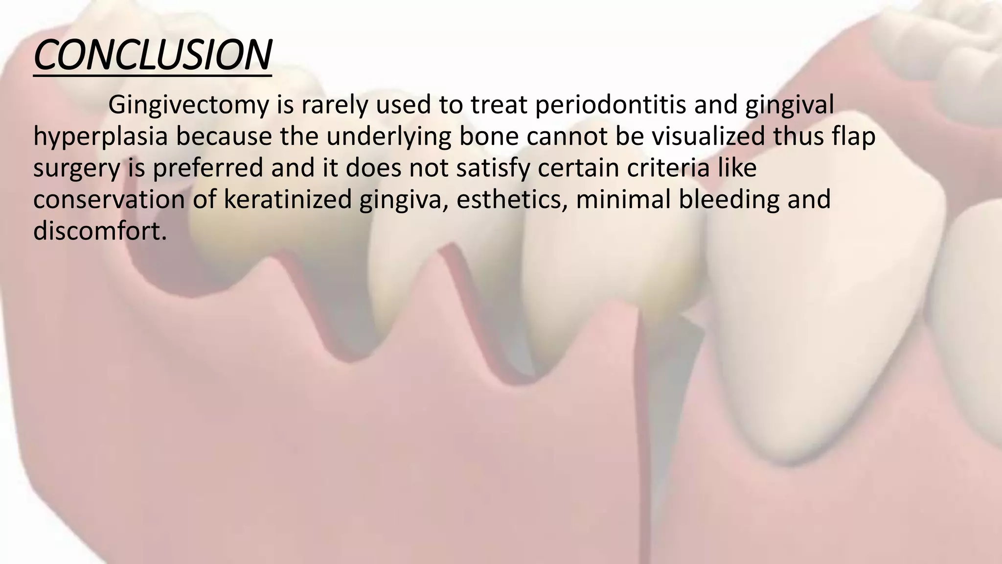 Gingivectomy and Gingivoplasty | PPTX