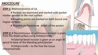 Gingivectomy and Gingivoplasty | PPTX