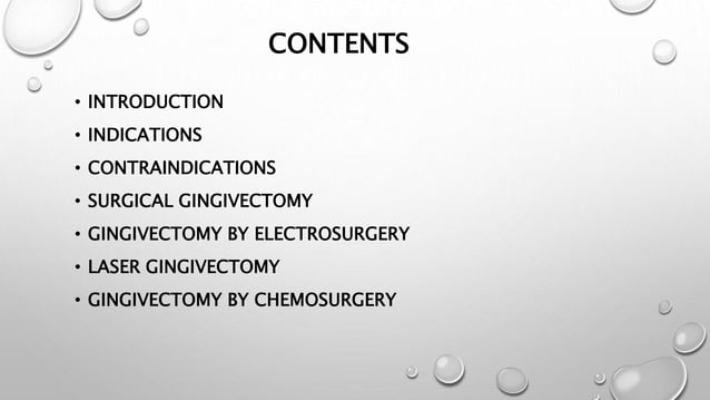 Gingivectomy- Surgical procedure in Periodontics | PPTX