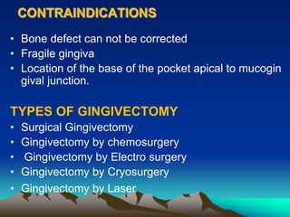 Gingivectomy .. periodontal diseases lect.Asma'a.pptx