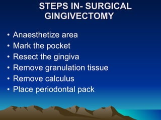 Gingivectomy | PPT