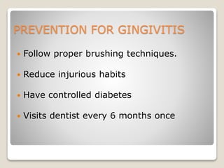 Gingivitis | PPTX