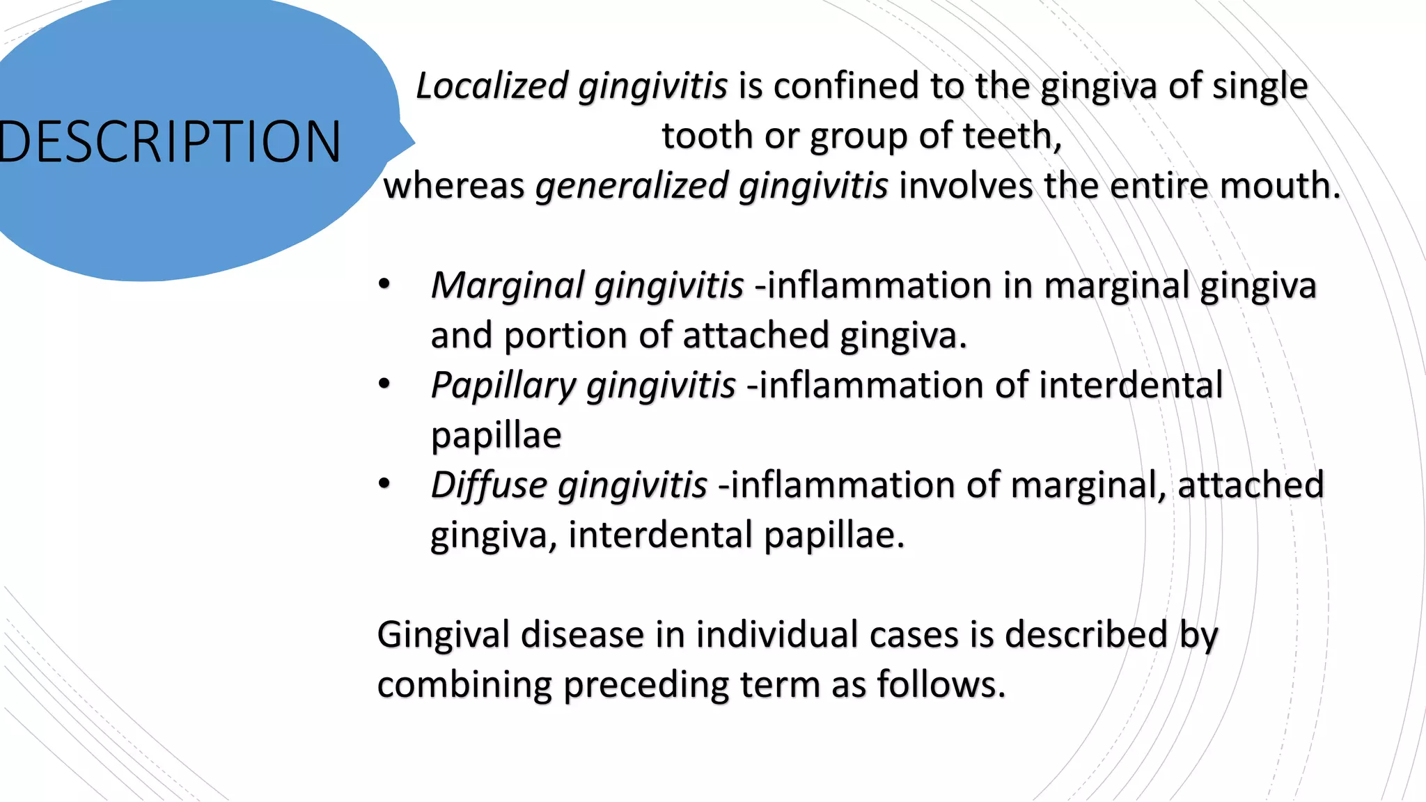Gingivitis main | PPTX