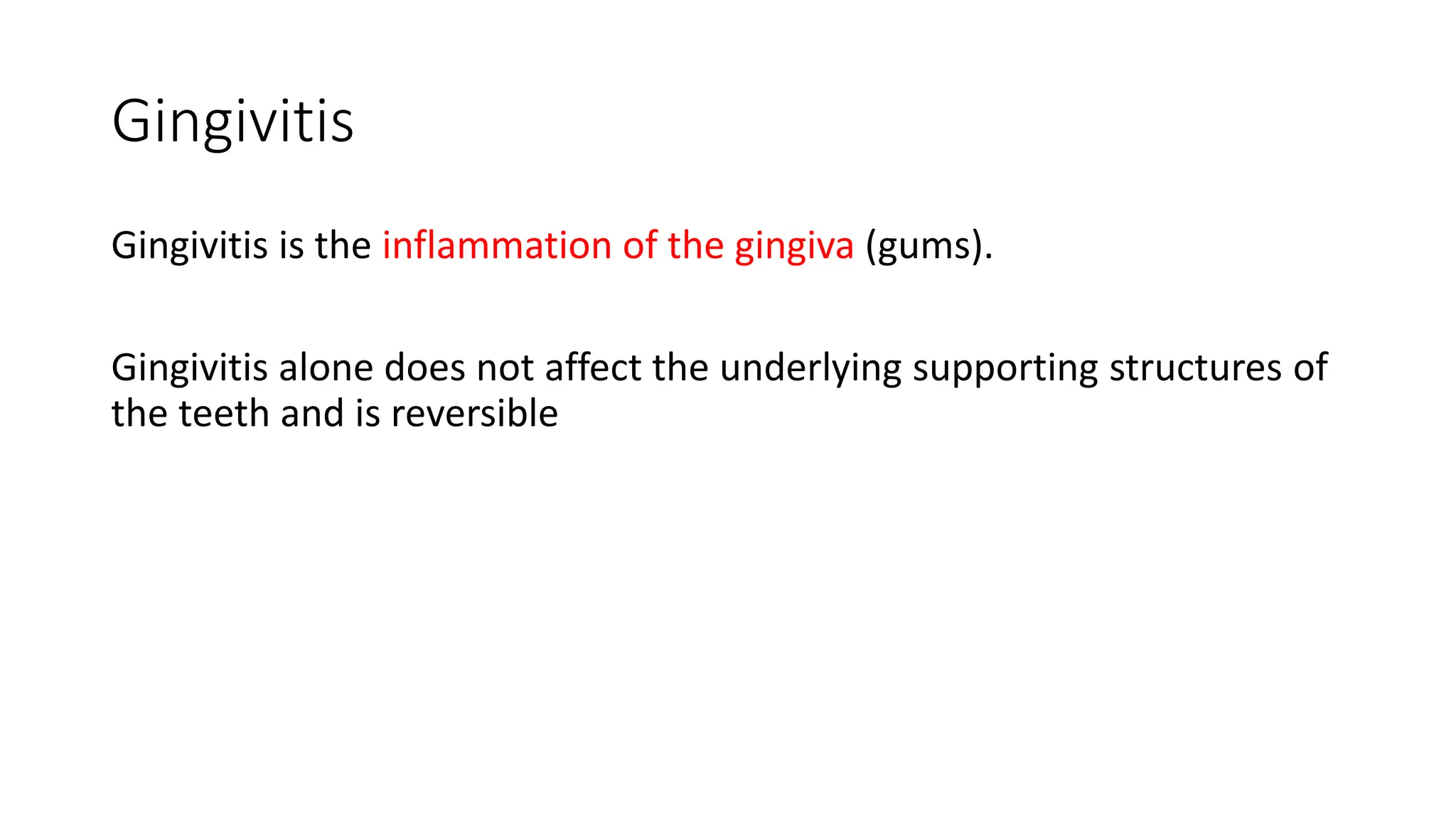 Gingivitis and Periodontal Disease. 1245484543458pptx | PPTX
