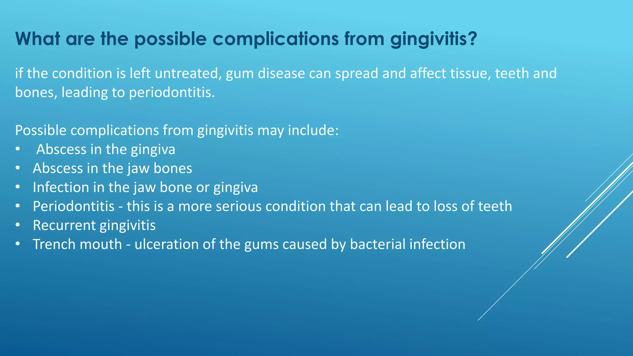 Gingivitis presentation | PPTX