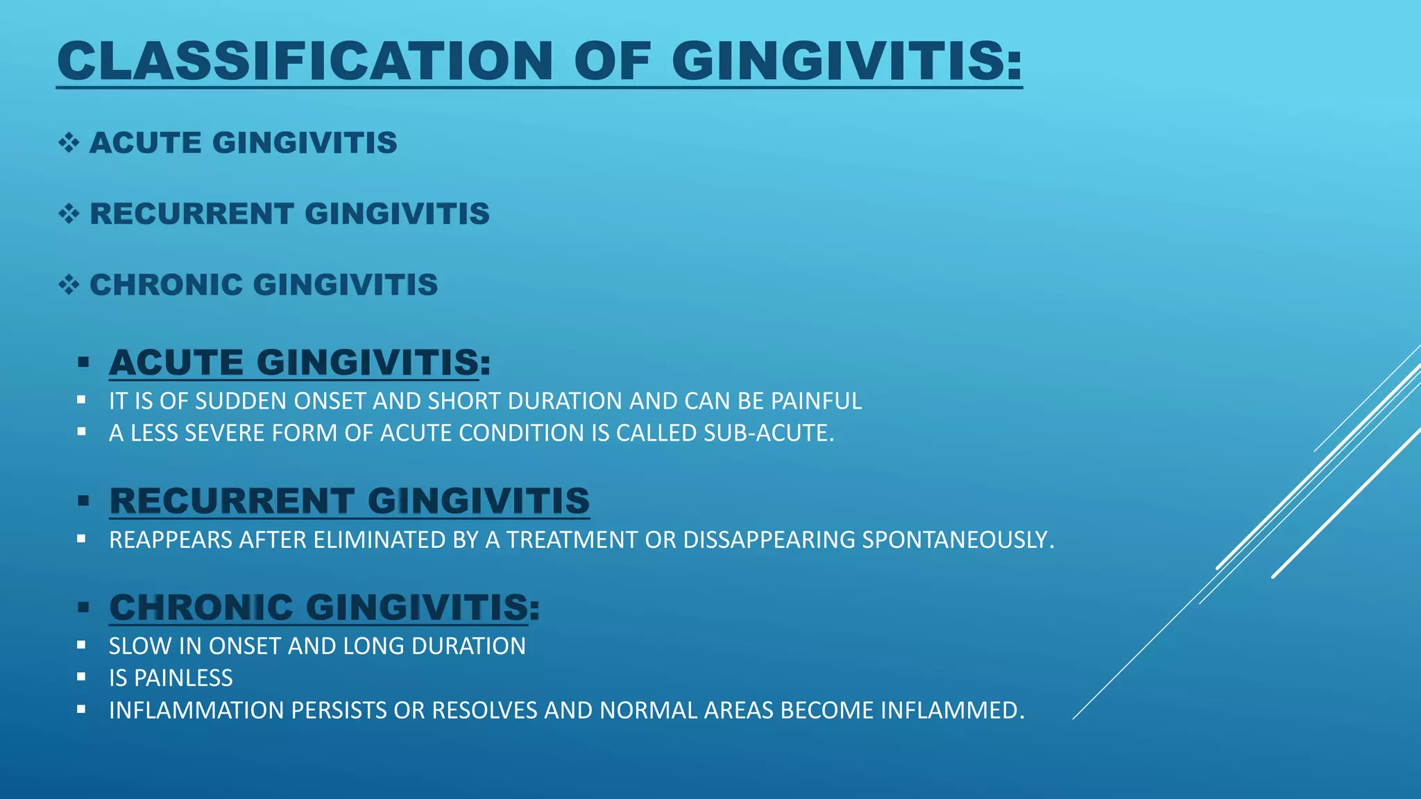 Gingivitis presentation | PPTX