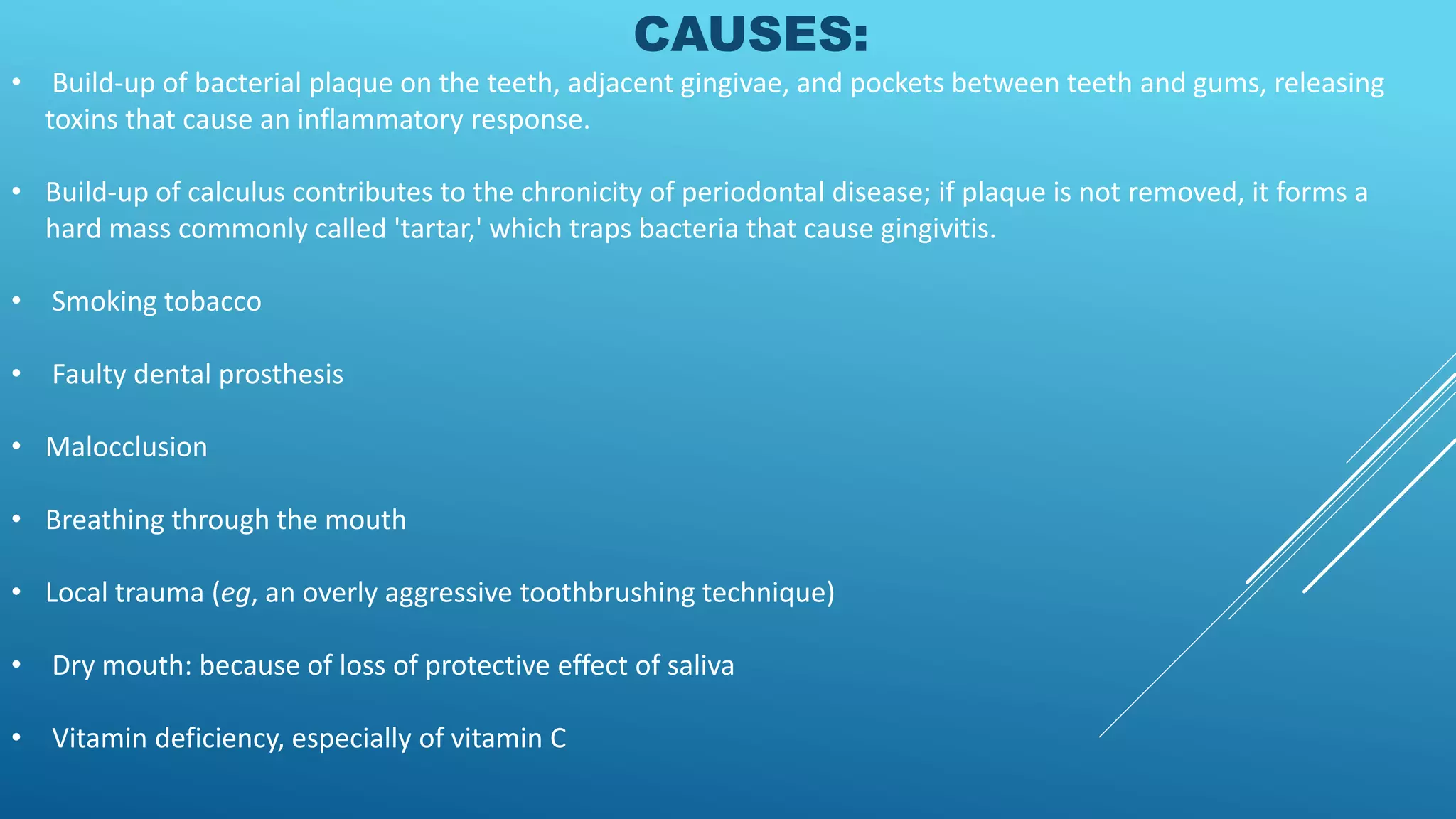 Gingivitis presentation | PPTX