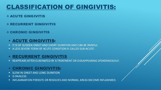Gingivitis Presentation