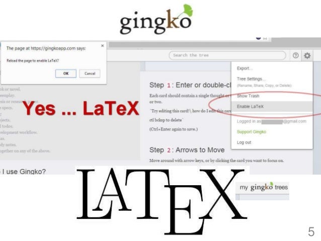 Gingko App for Economics