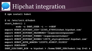 Hubot Deployments at Stylight | PPT