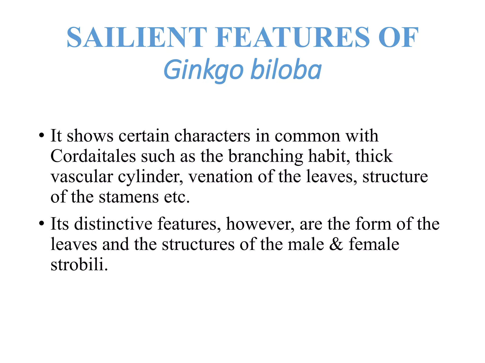 Ginkgo biloba | PPTX