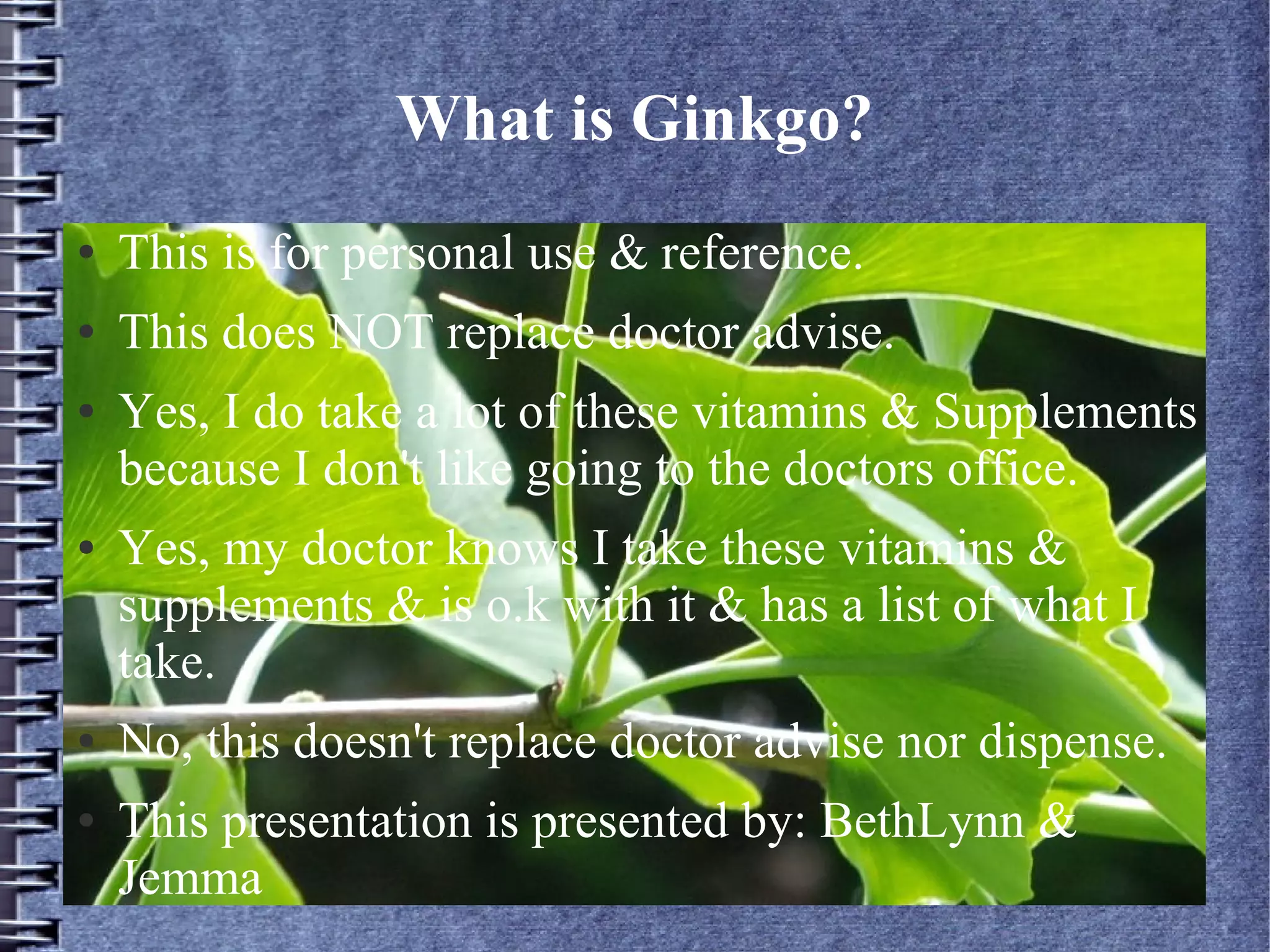 Discovering Ginkgo biloba | ODP