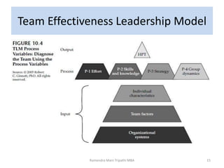 Ginnett’s team effectiveness leadership model | PPTX