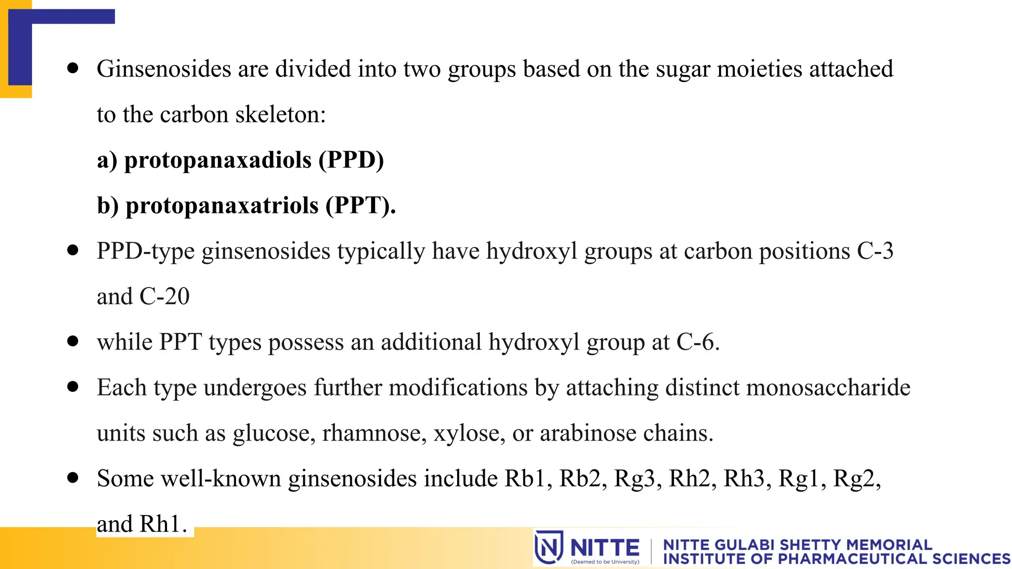 Ginsenoside chemistry of natural products .pptx