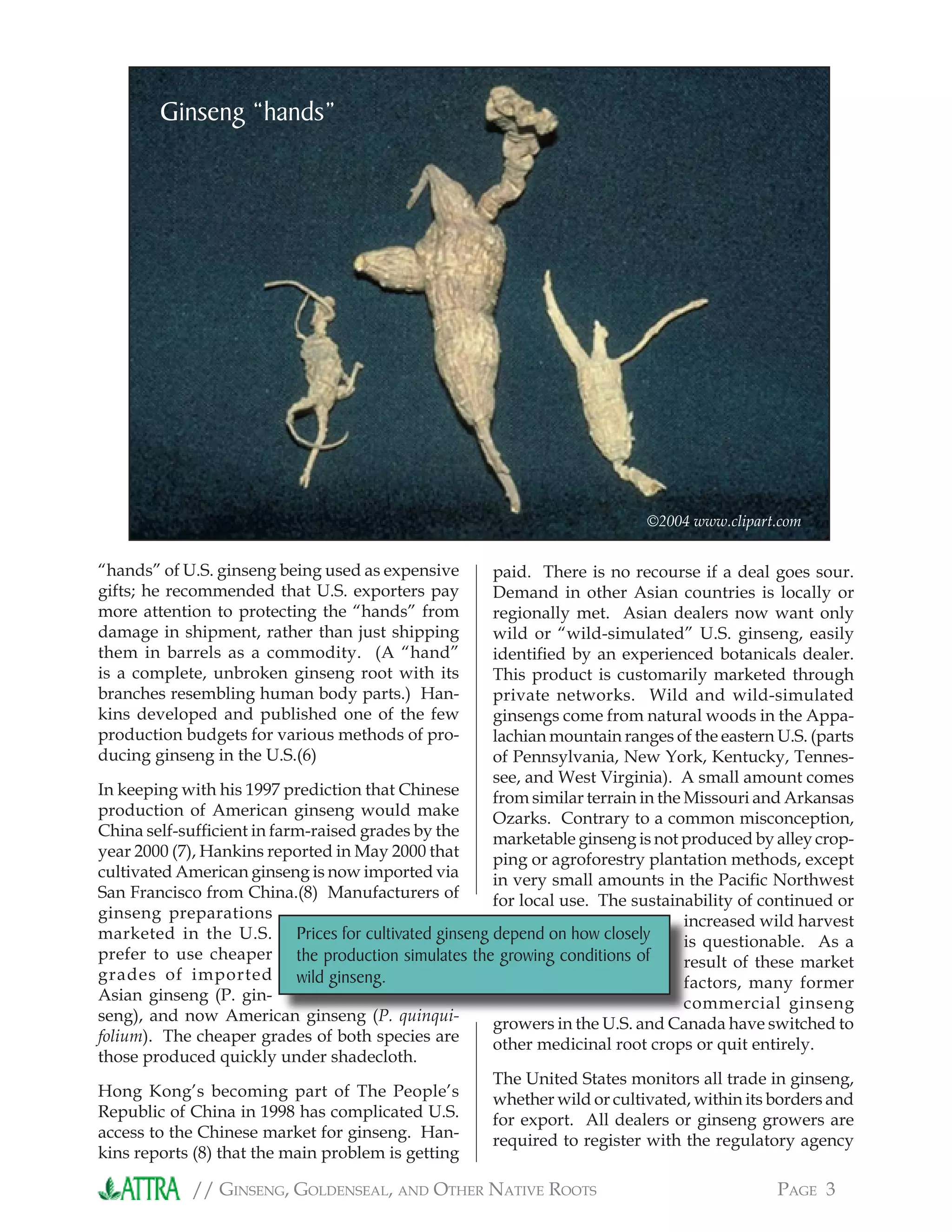 Ginseng, Goldenseal, and Other Native Roots | PDF | Herbs and ...