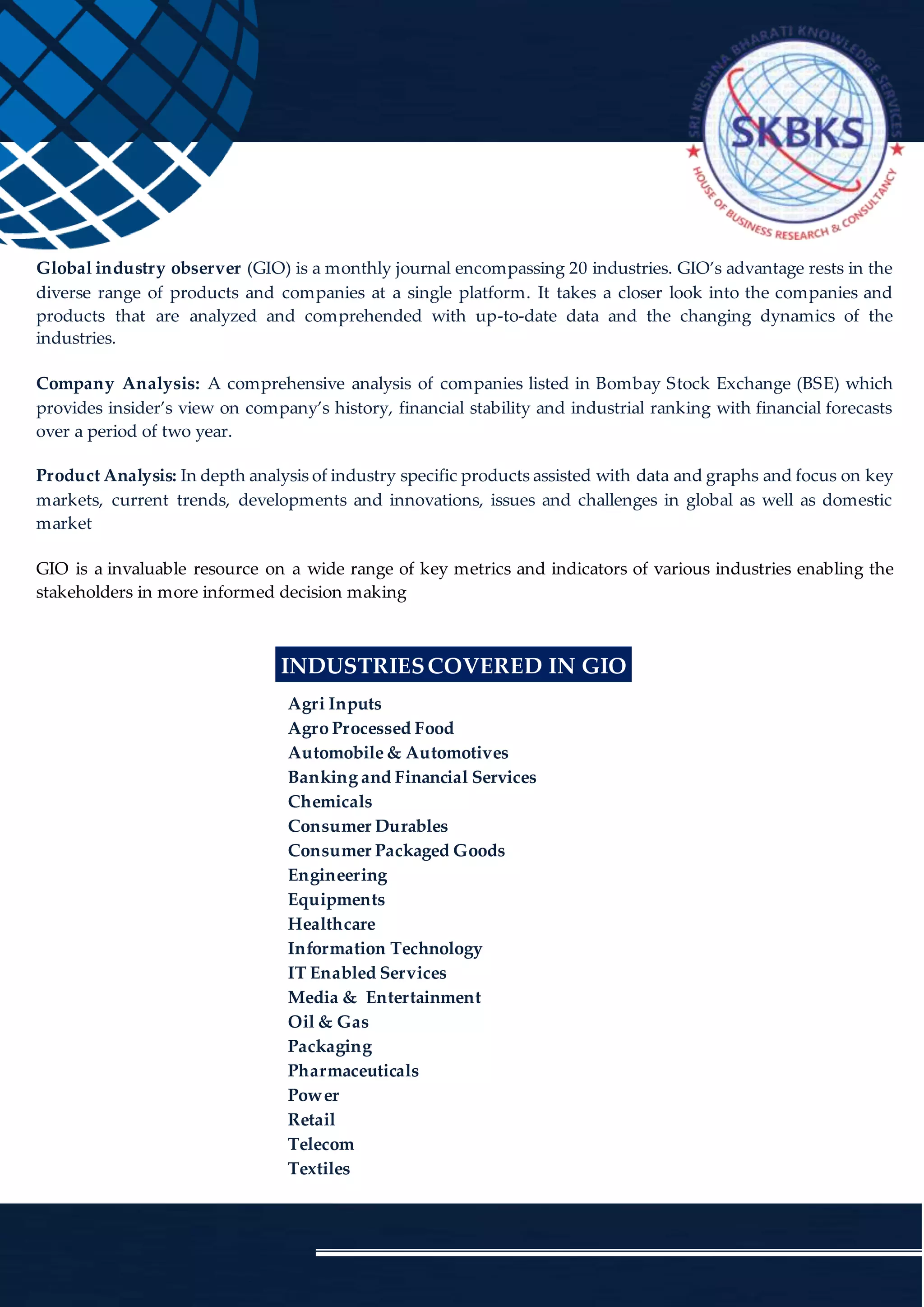 GLOBAL INDUSTRY OBSERVER - June 2016 | DOCX