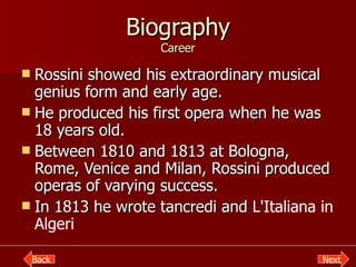 Gioacchino Rossini | PPT