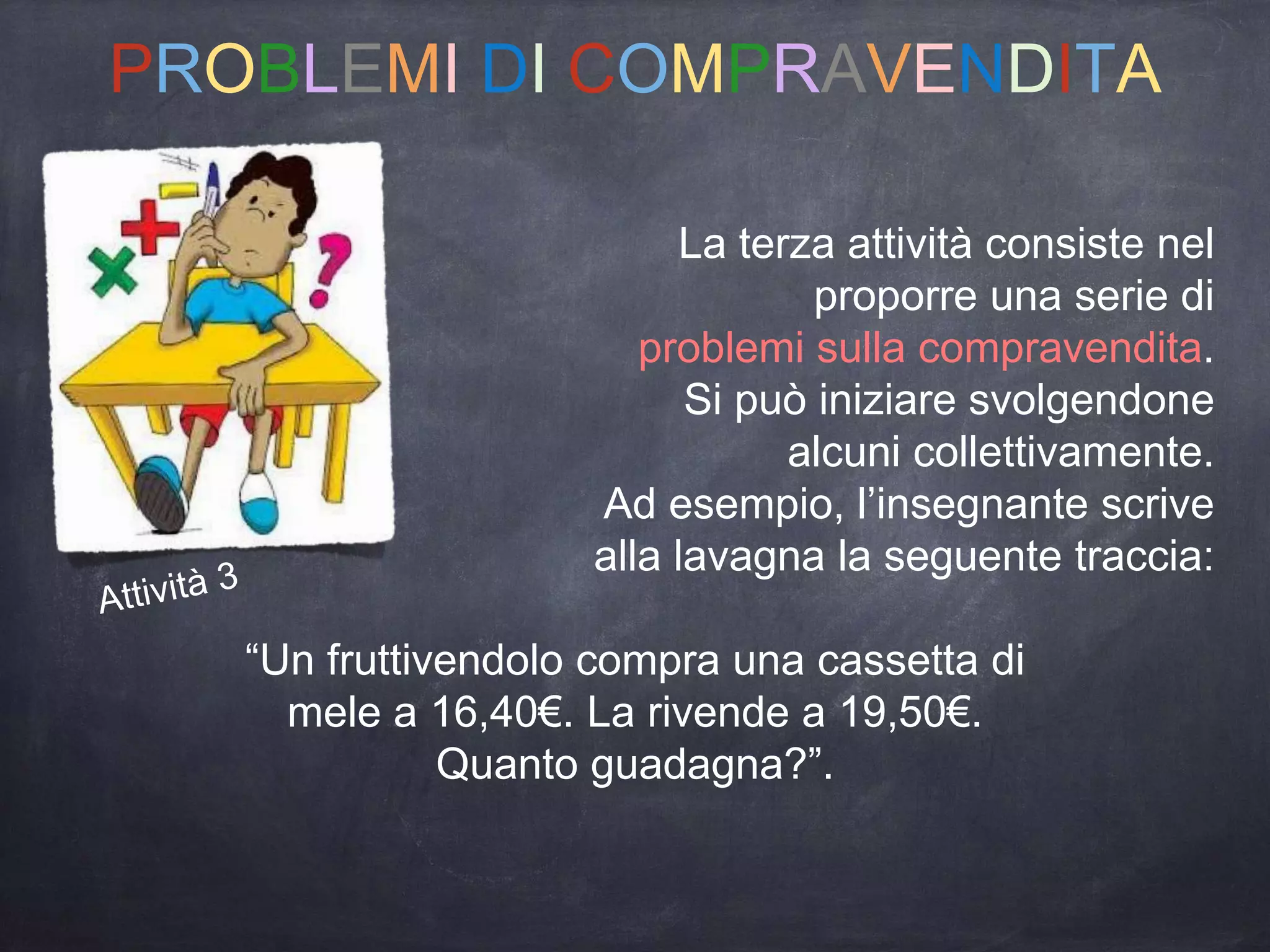 Giochiamo alla compravendita | PPTX