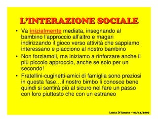 Gioco e interazione sociale | PDF