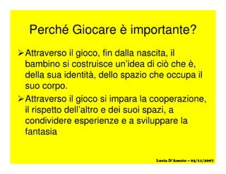 Gioco e interazione sociale | PDF