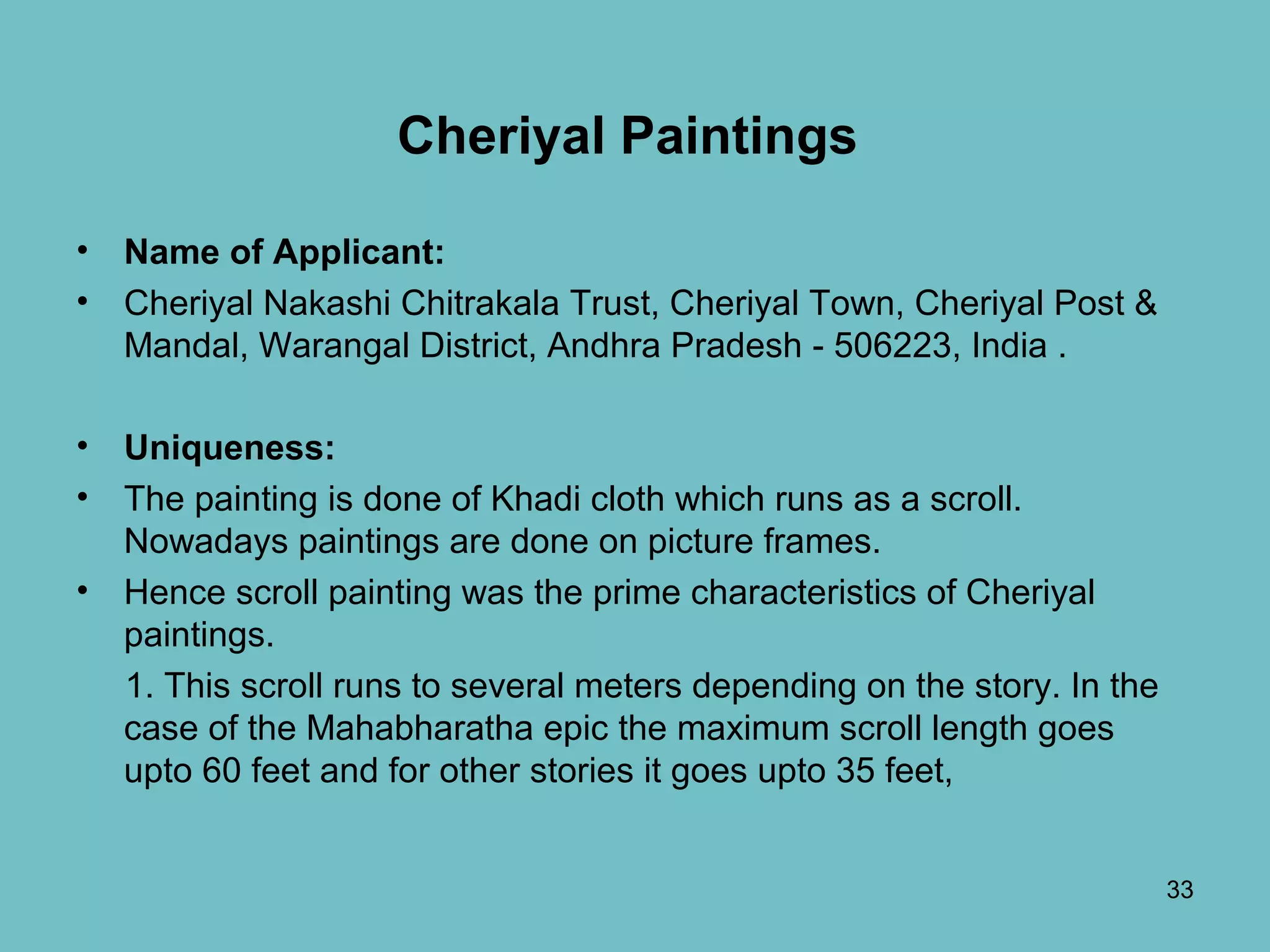 Geographical Indications of Andhrapradesh | PPT