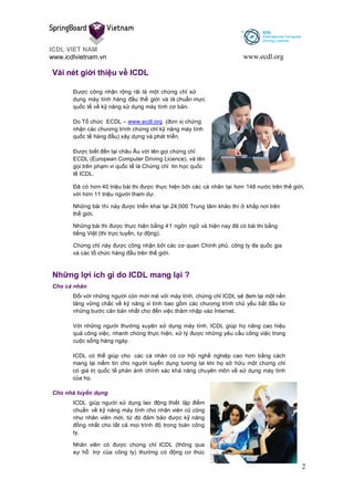 Gioi thieu-chung-icdl tv | PDF