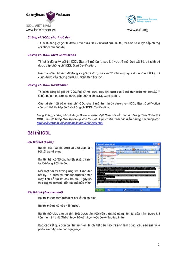 Gioi thieu-chung-icdl tv | PDF