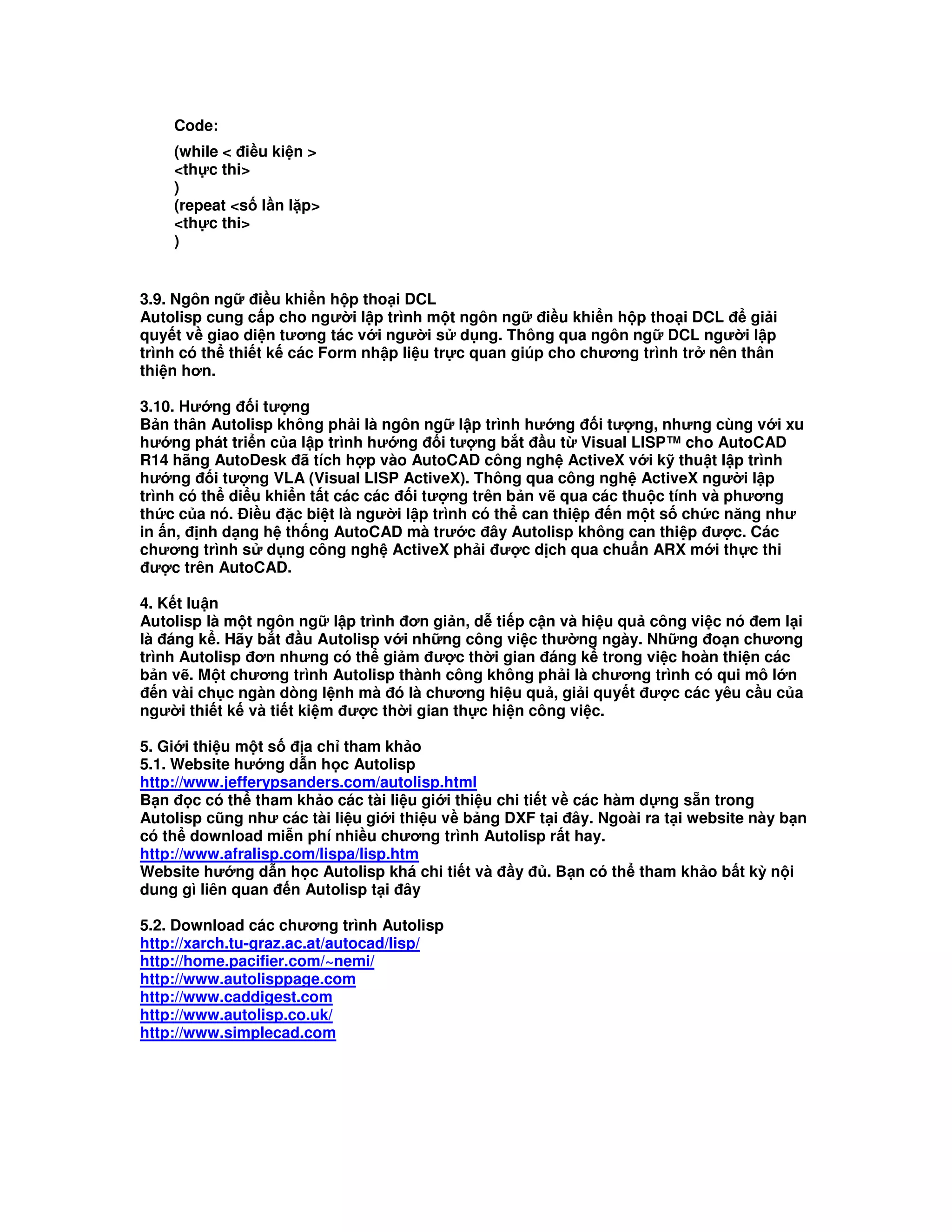 Gioi Thieu Ve Autolisp | PDF