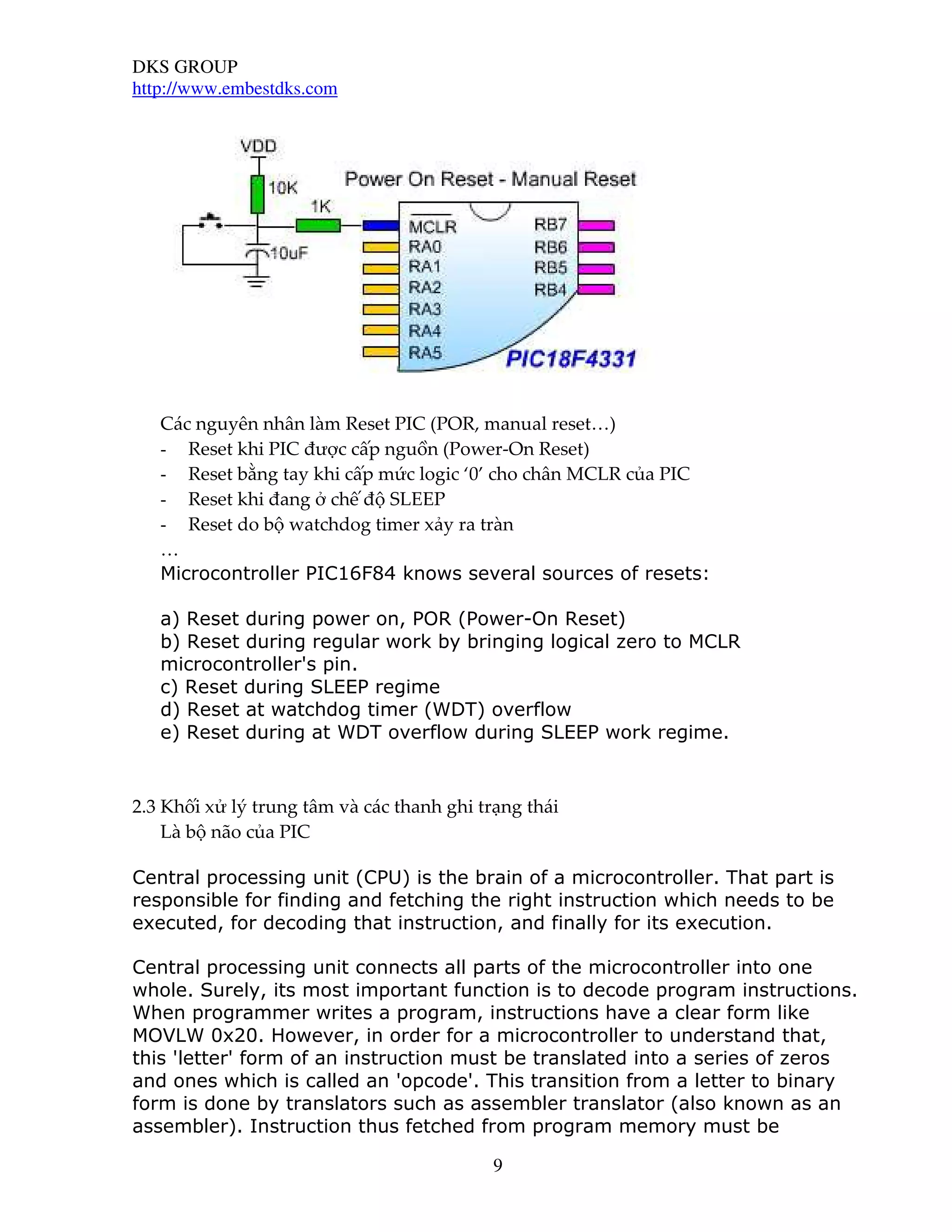 Gioi thieu-ve-vi-dieu-khien-pic | PDF