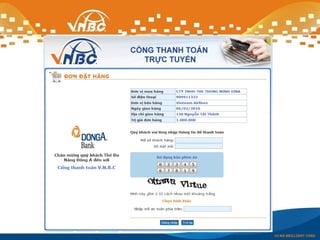 Cổng thanh toán VNBC | PPT