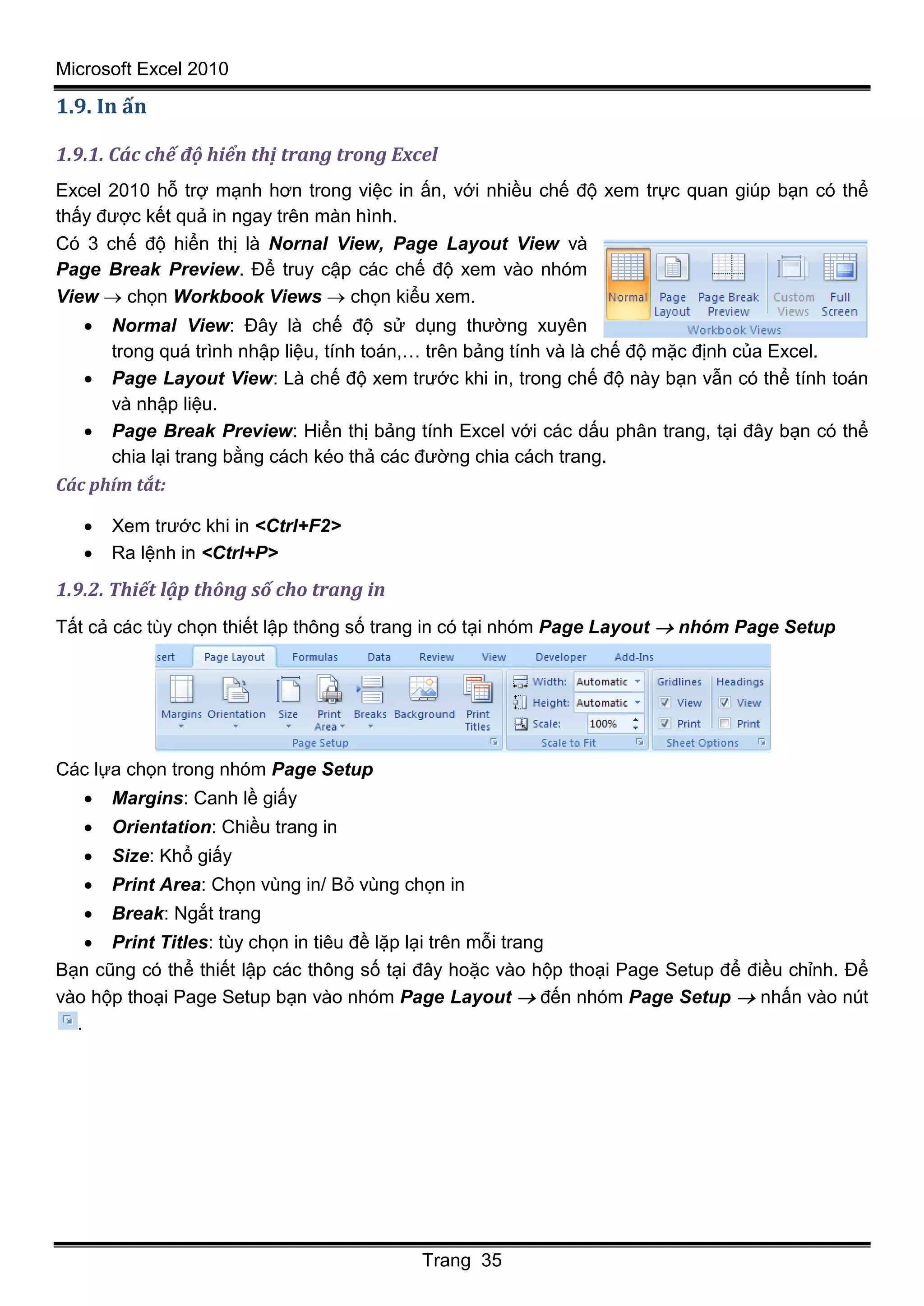 Gioithieu excel | PDF