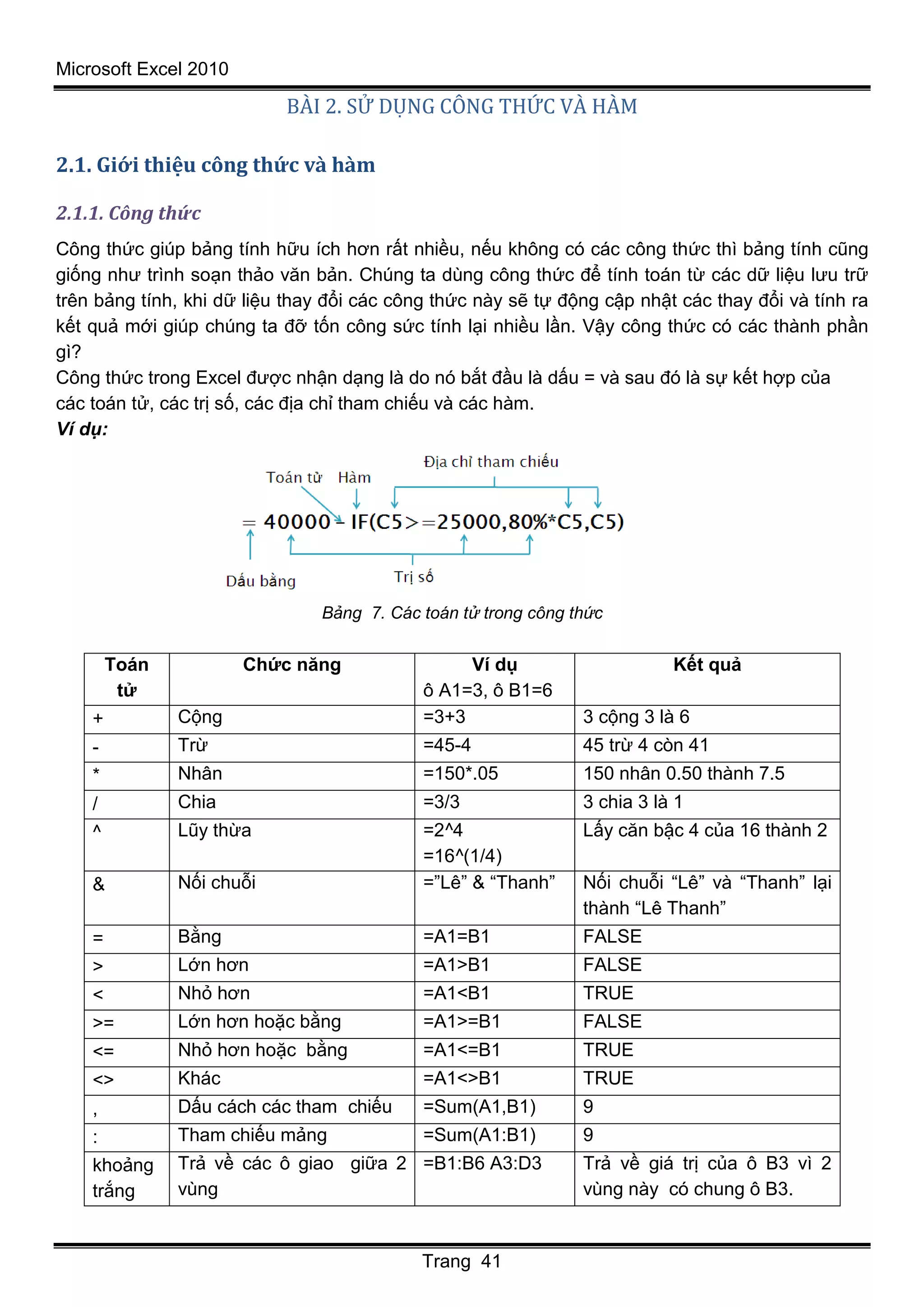 Gioithieu excel | PDF