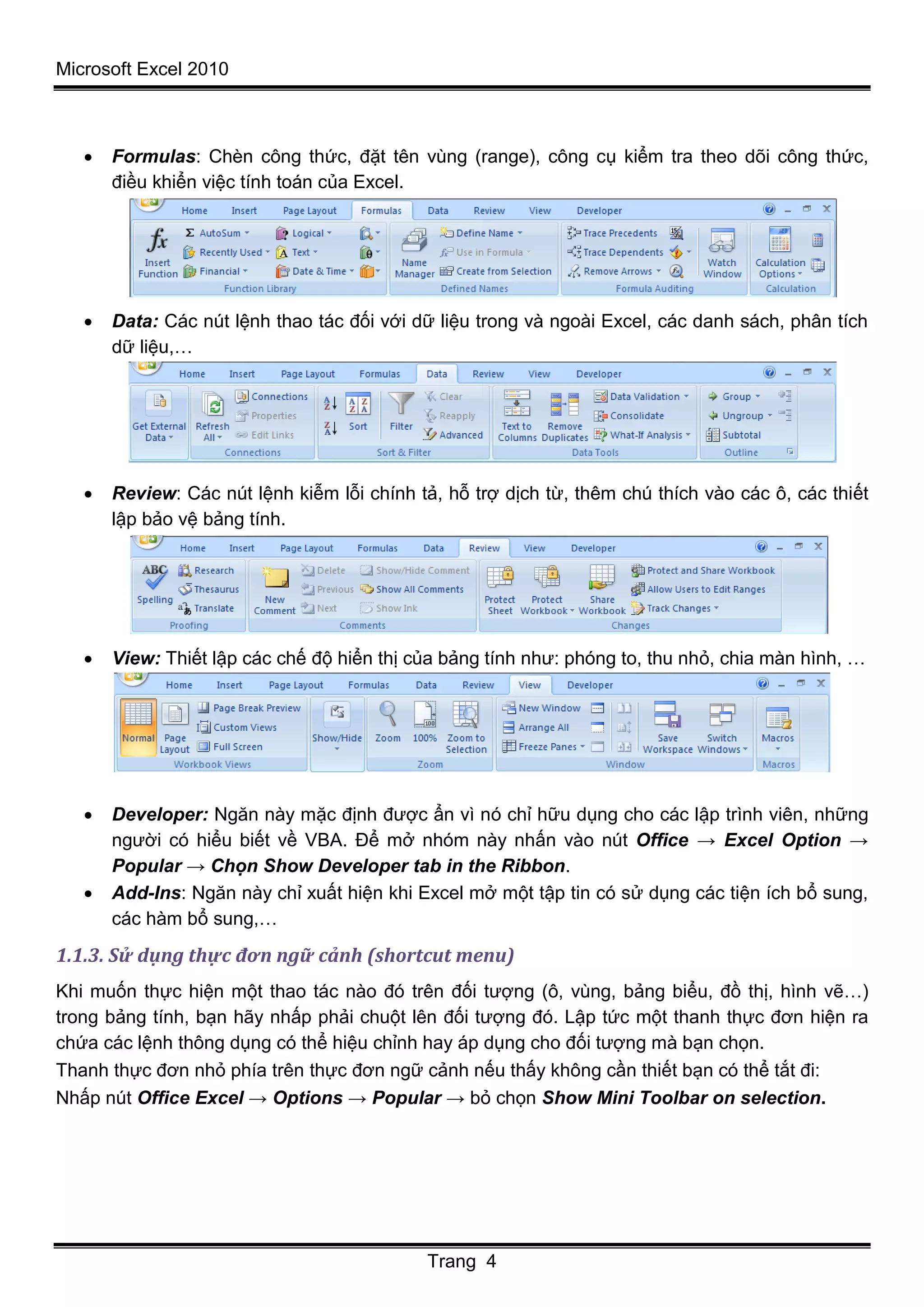Gioithieu excel | PDF