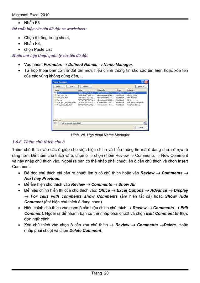 Gioithieu excel | PDF