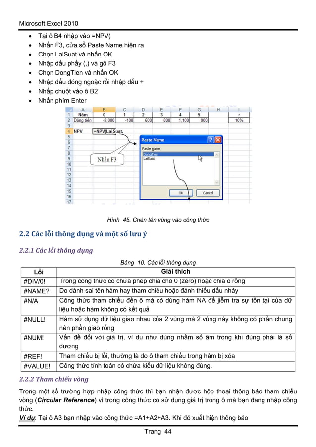 Gioithieu excel | PDF